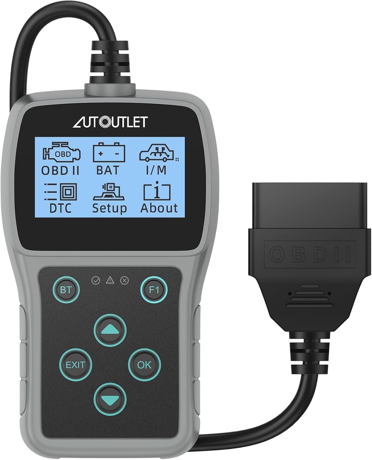 AUTOUTLET OBD2 Scanner, Car Code Reader with Wireless Bluetooth Design